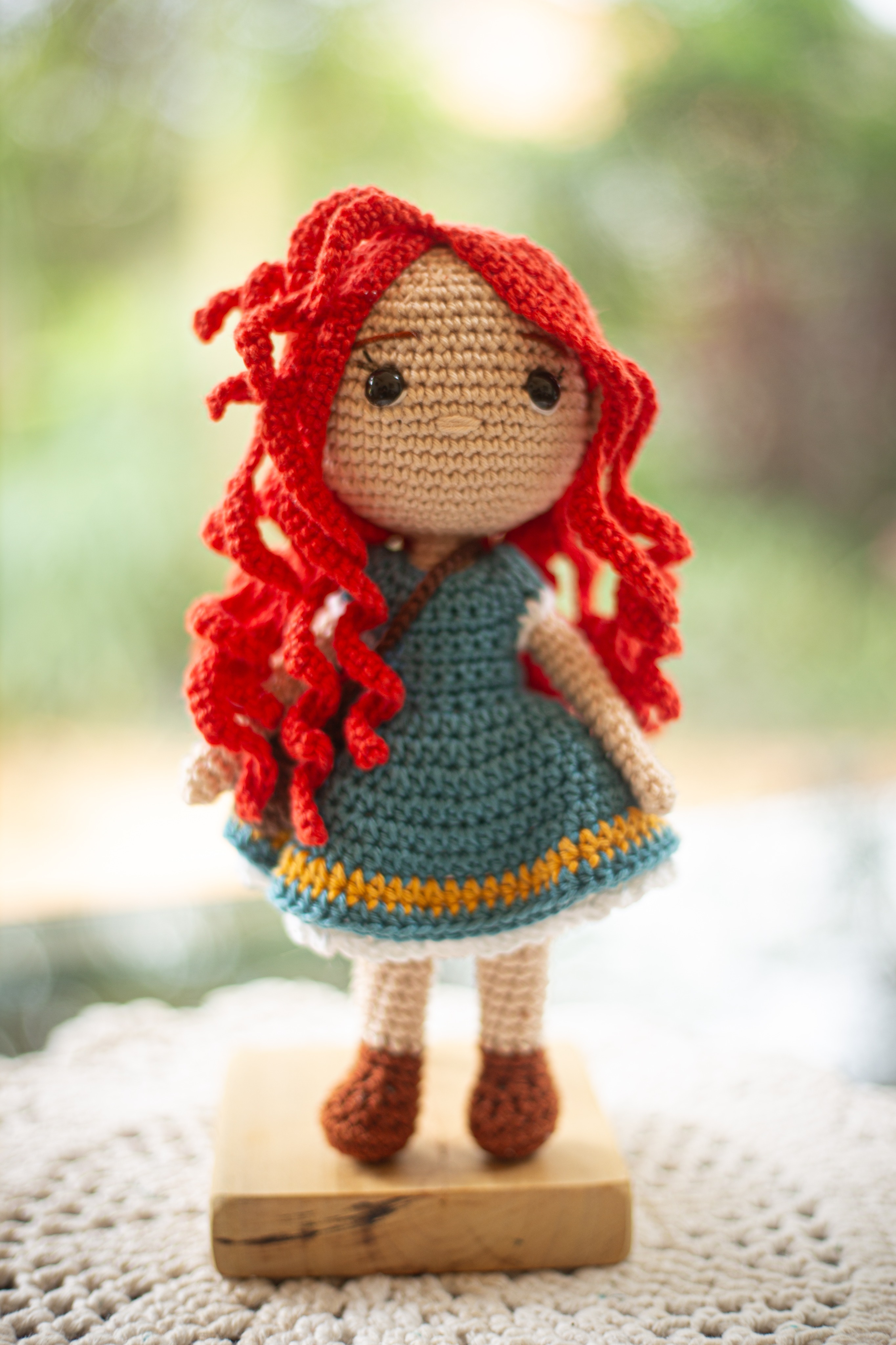 Princesa Amigurumi - Merida - Bloom Loja Colaborativa